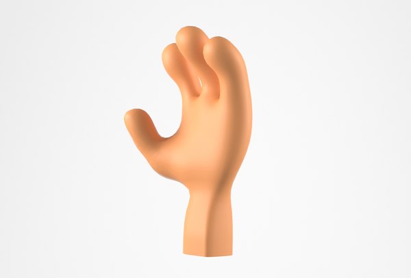 3D hands stylized cartoon character model - TurboSquid 1335167