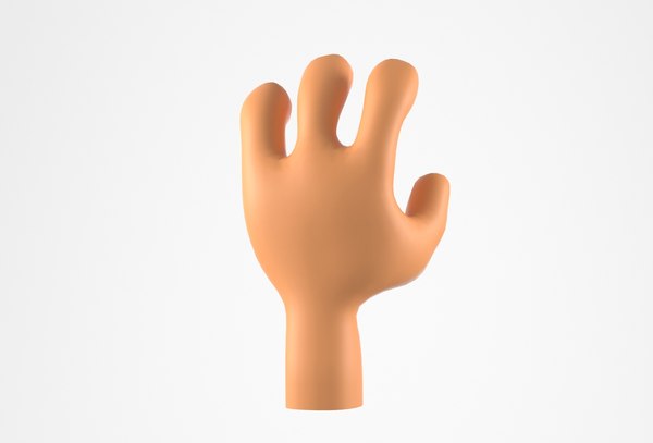 3D hands stylized cartoon character model - TurboSquid 1335167