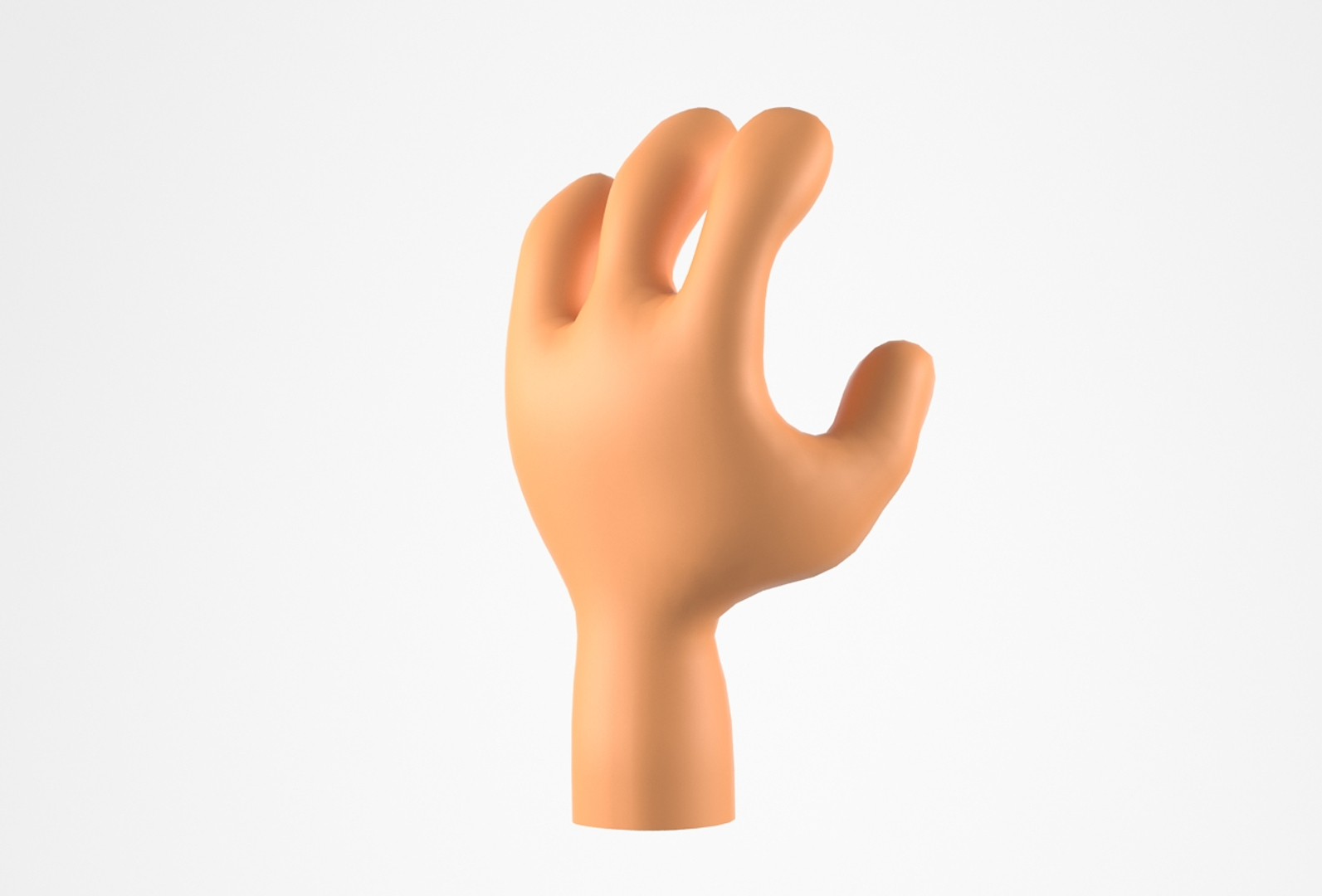 3D hands stylized cartoon character model - TurboSquid 1335167