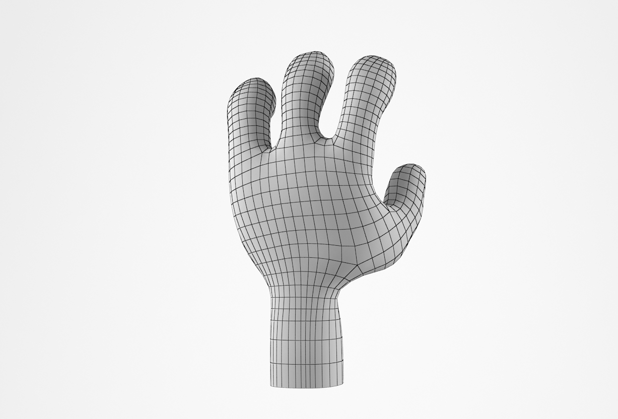 3D hands stylized cartoon character model - TurboSquid 1335167