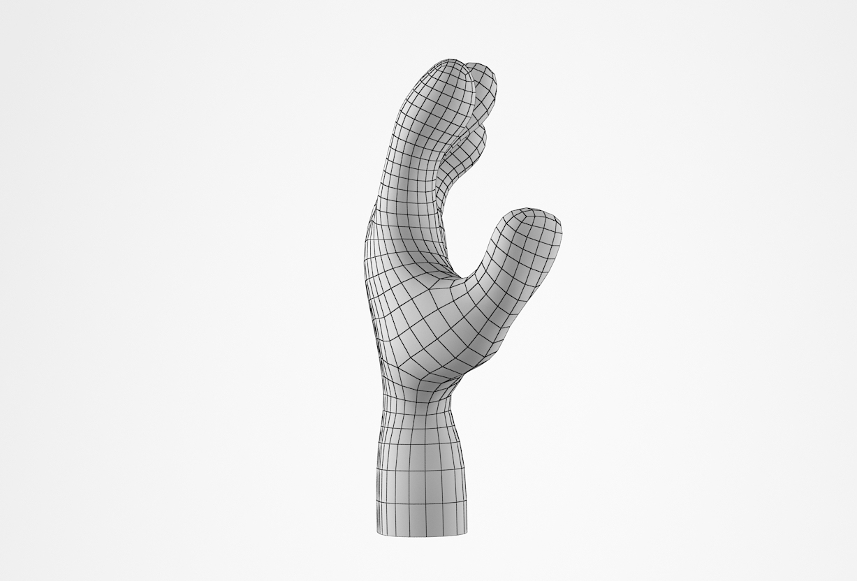 3D hands stylized cartoon character model - TurboSquid 1335167