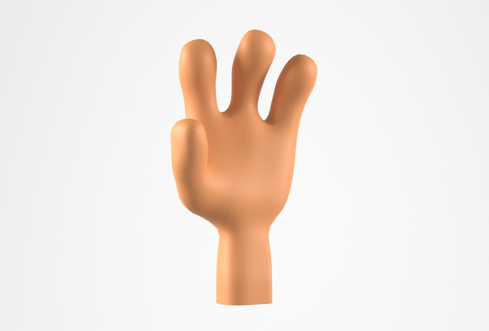 3D hands stylized cartoon character model - TurboSquid 1335167