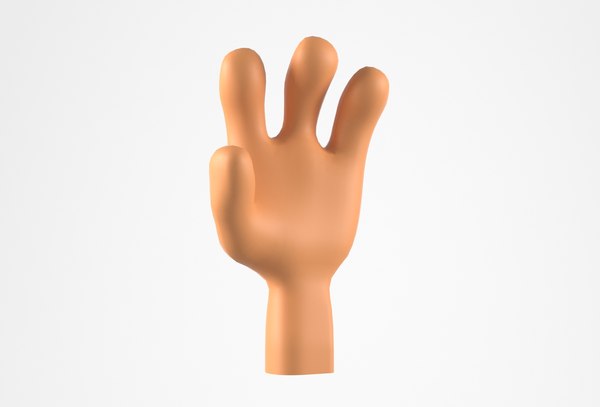 3D hands stylized cartoon character model - TurboSquid 1335167