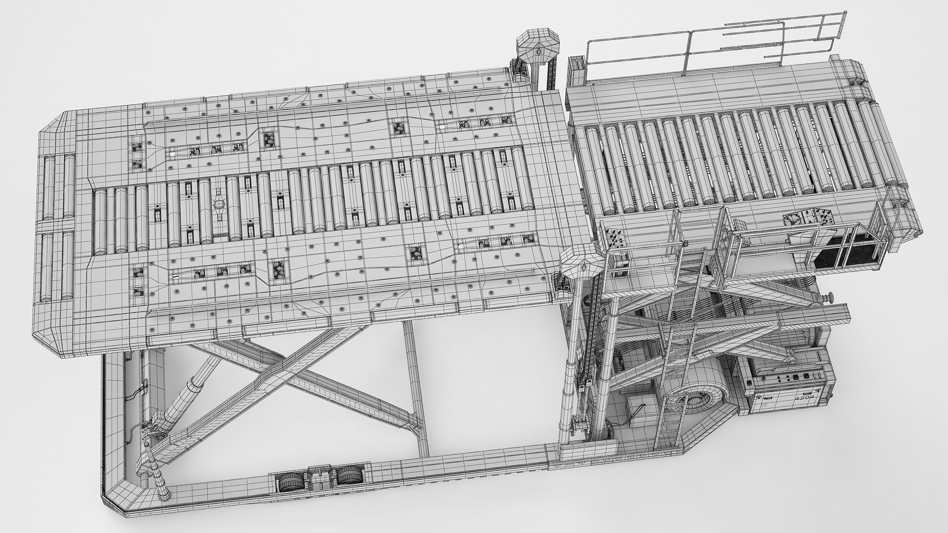 3D aircraft loader baggage - TurboSquid 1633505