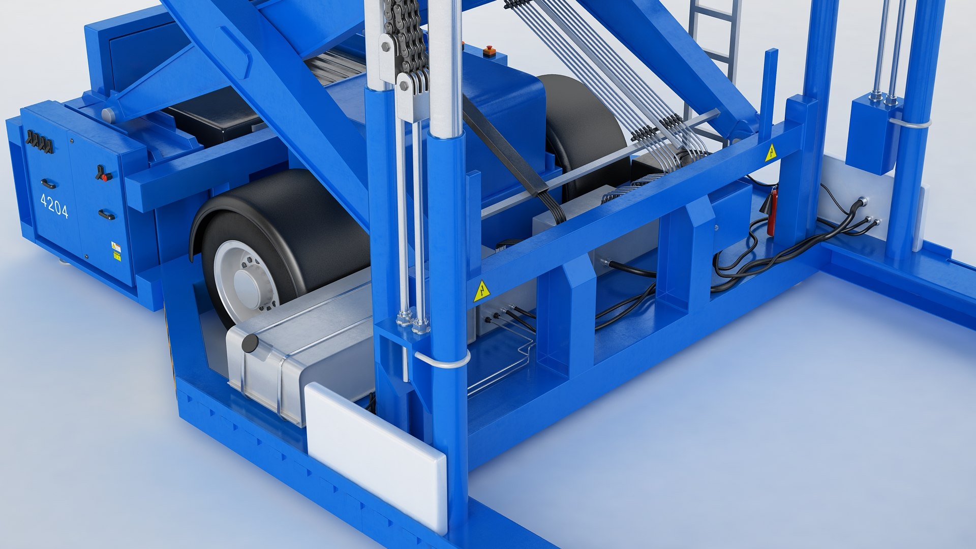 3D aircraft loader baggage - TurboSquid 1633505