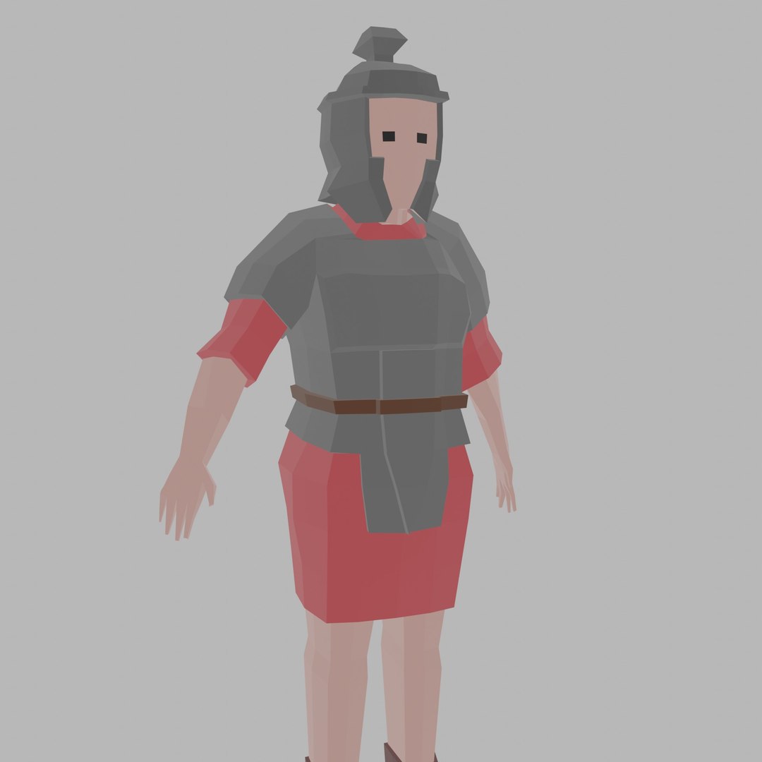 3D Low Poly Knight Rigged 10 - TurboSquid 2167907