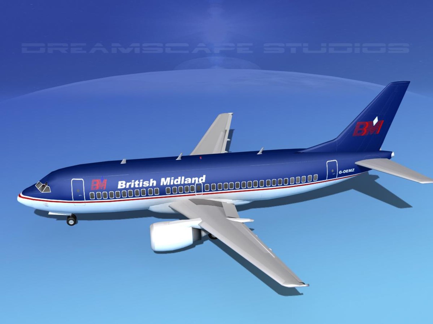 Boeing 737 737-300 1 3d 3ds