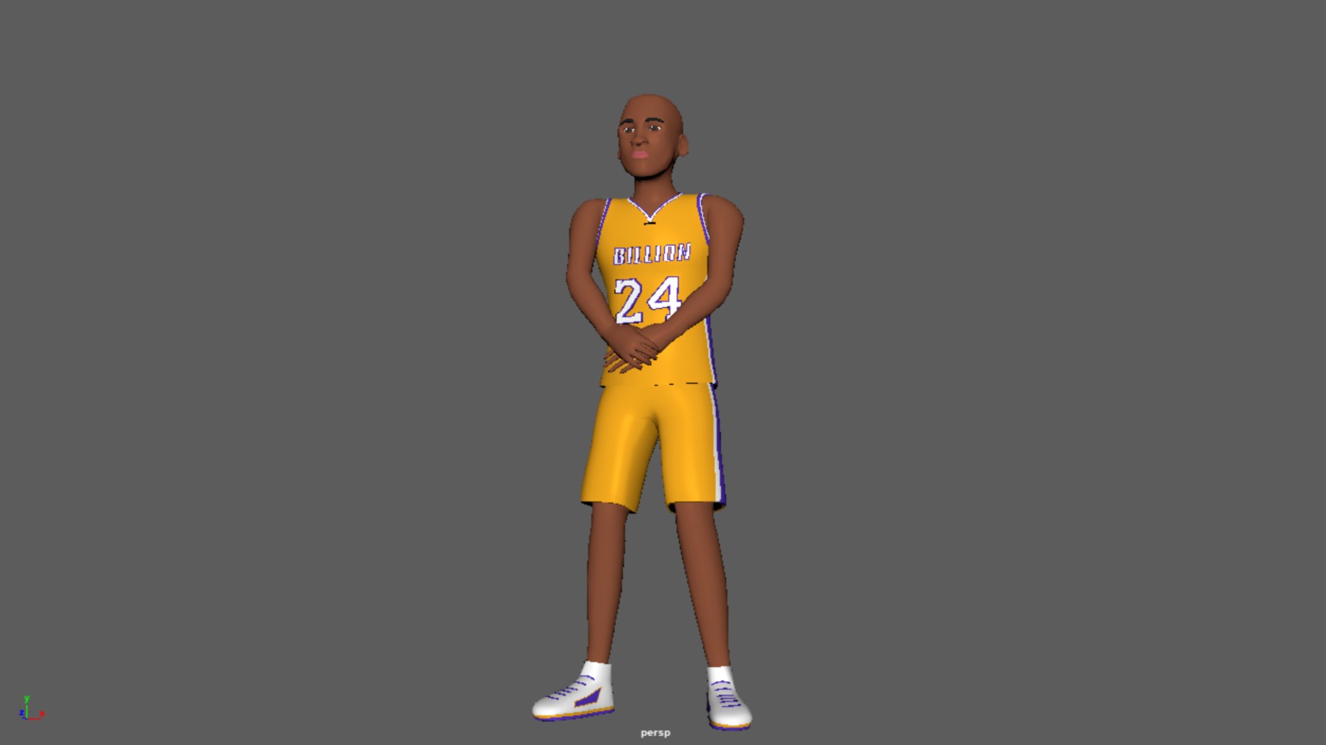 3D Model Basketball Screen Block Animation With Character - TurboSquid ...