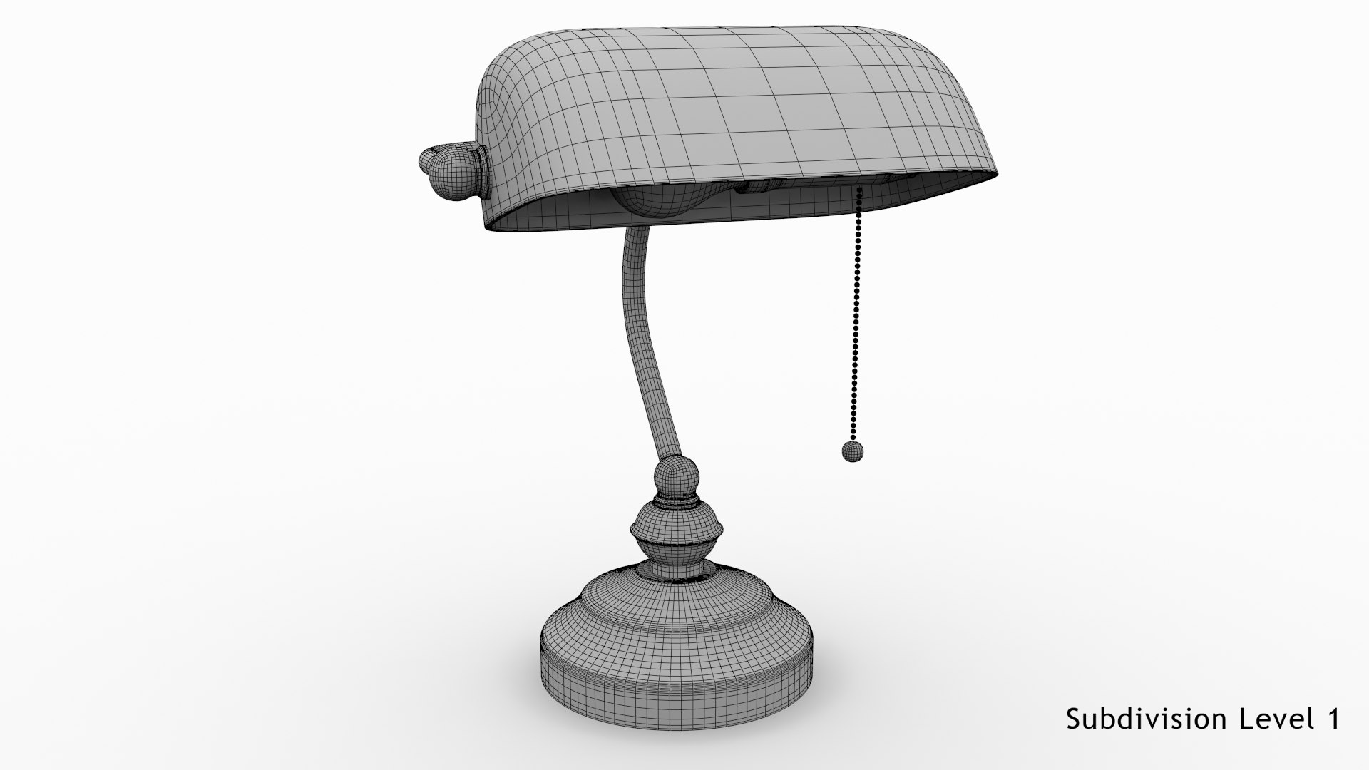 3D Bankers Table Lamp Model - TurboSquid 2166033