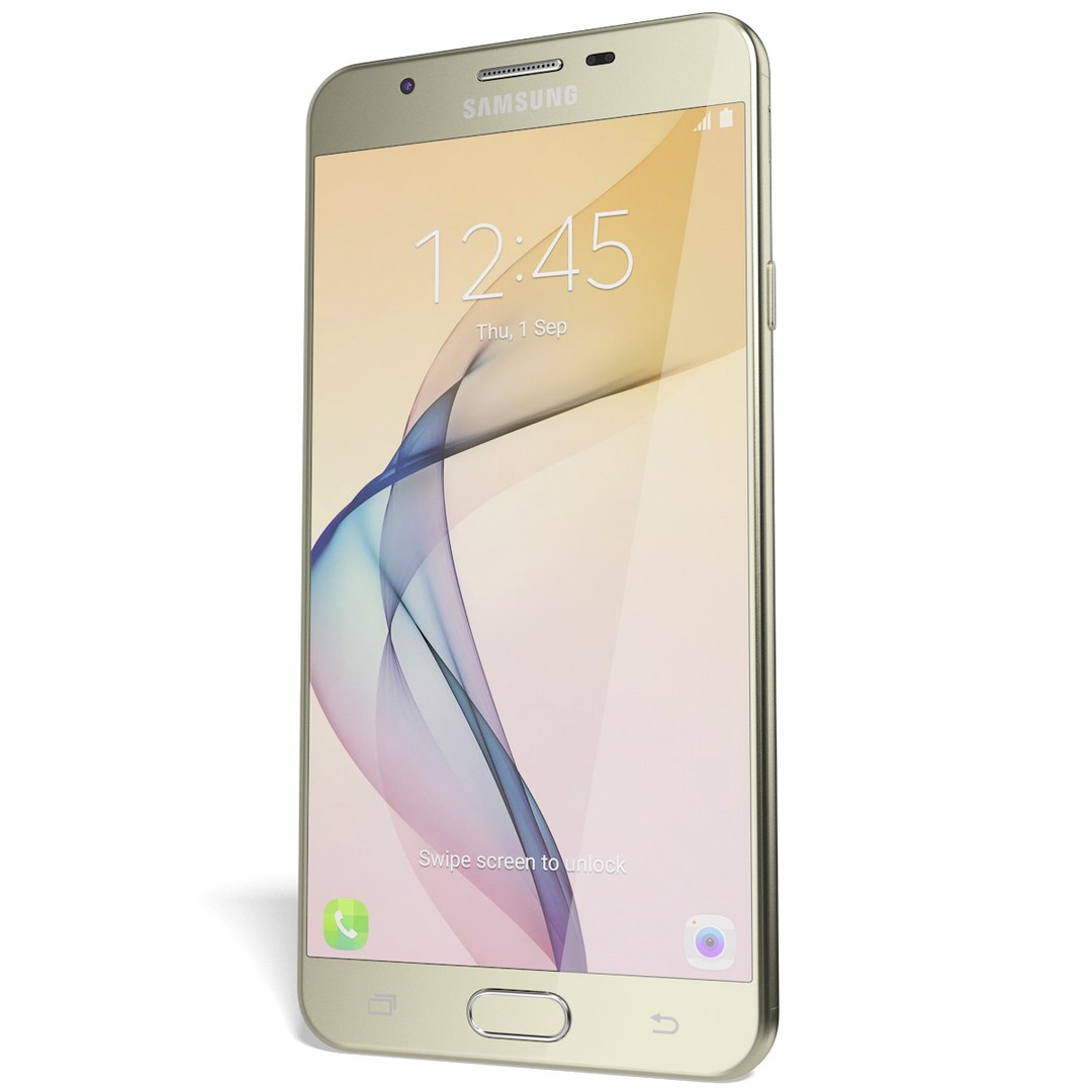 3d realistic samsung galaxy j7 model
