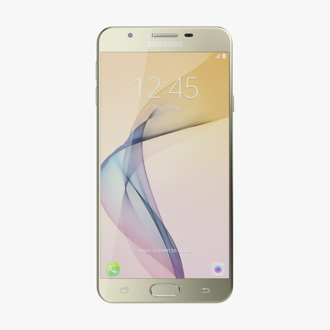 3d realistic samsung galaxy j7 model