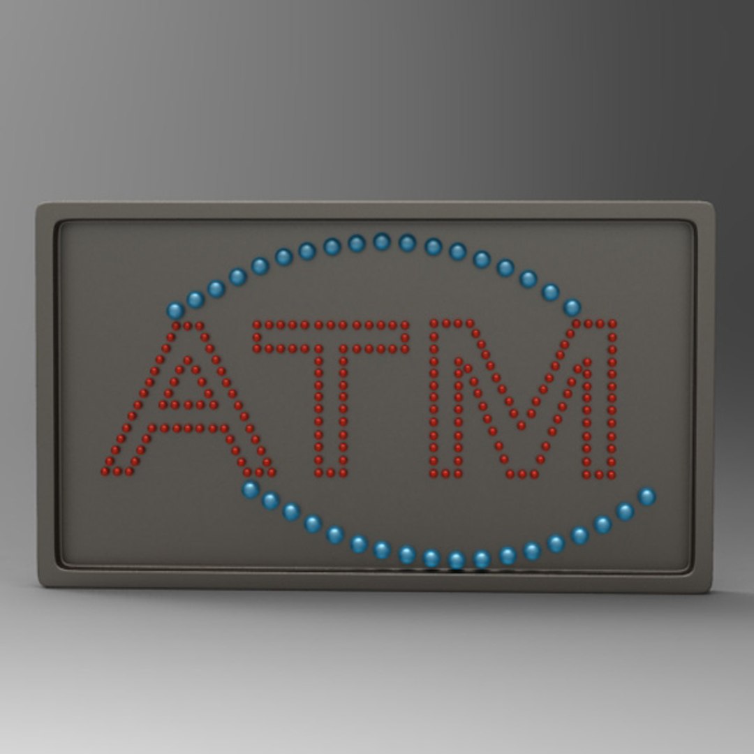 3d Neon Sign Model