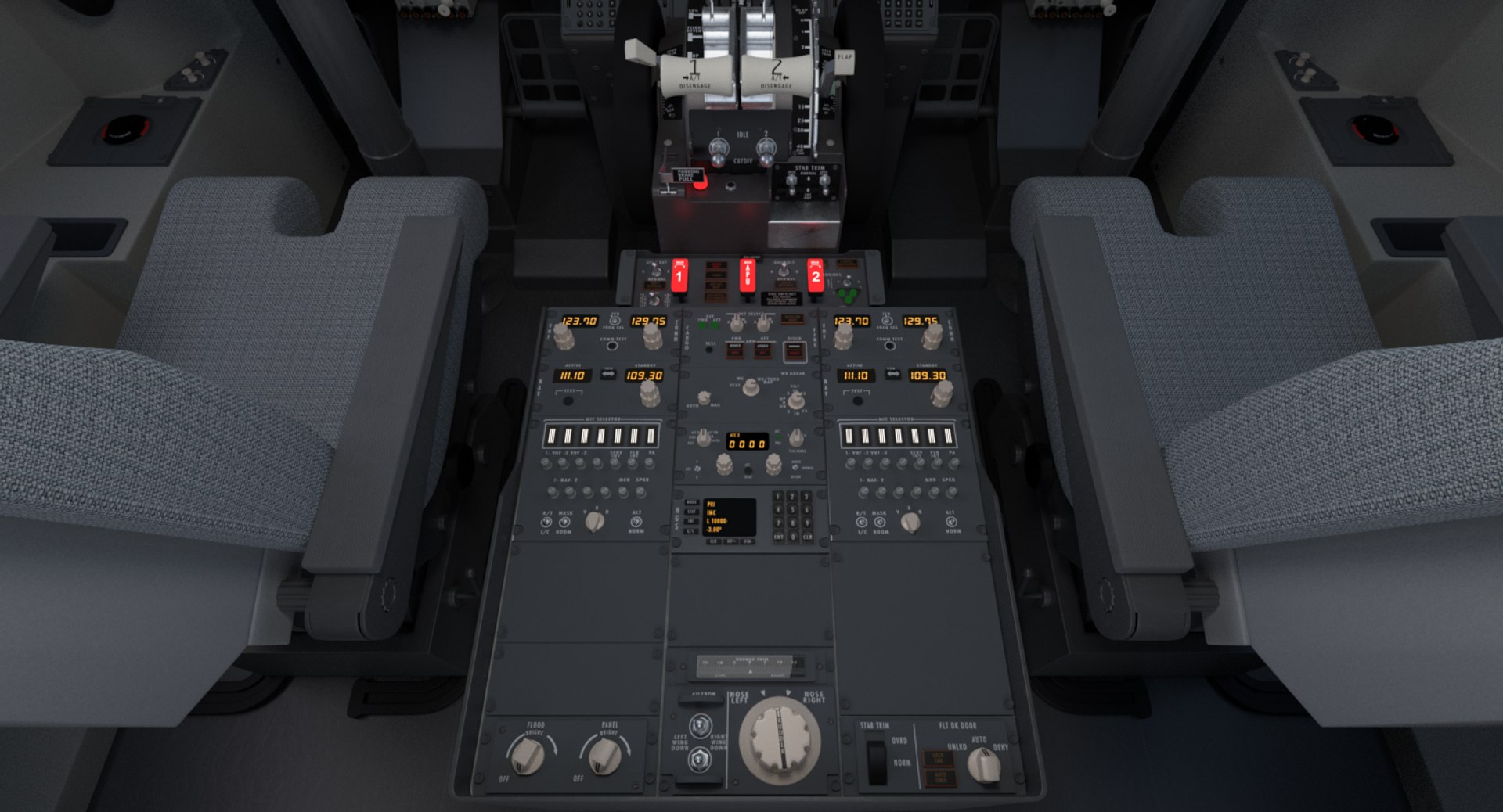 3D Boeing 737 Cockpit - TurboSquid 1242411