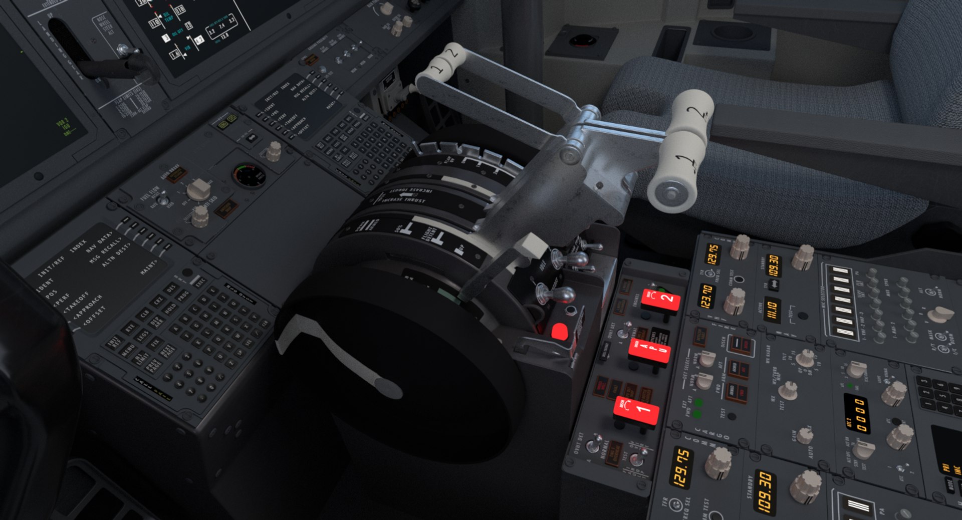 3D Boeing 737 Cockpit - TurboSquid 1242411