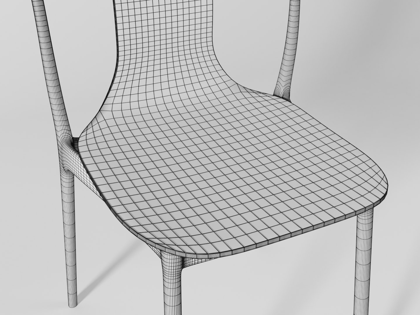3D Belleville Chair Wood Model - TurboSquid 1627611
