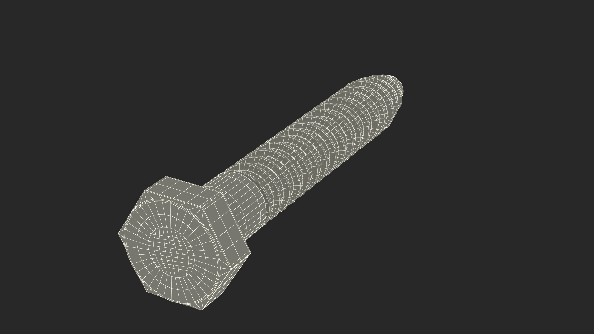 3D Lag Bolt Model - TurboSquid 2240389