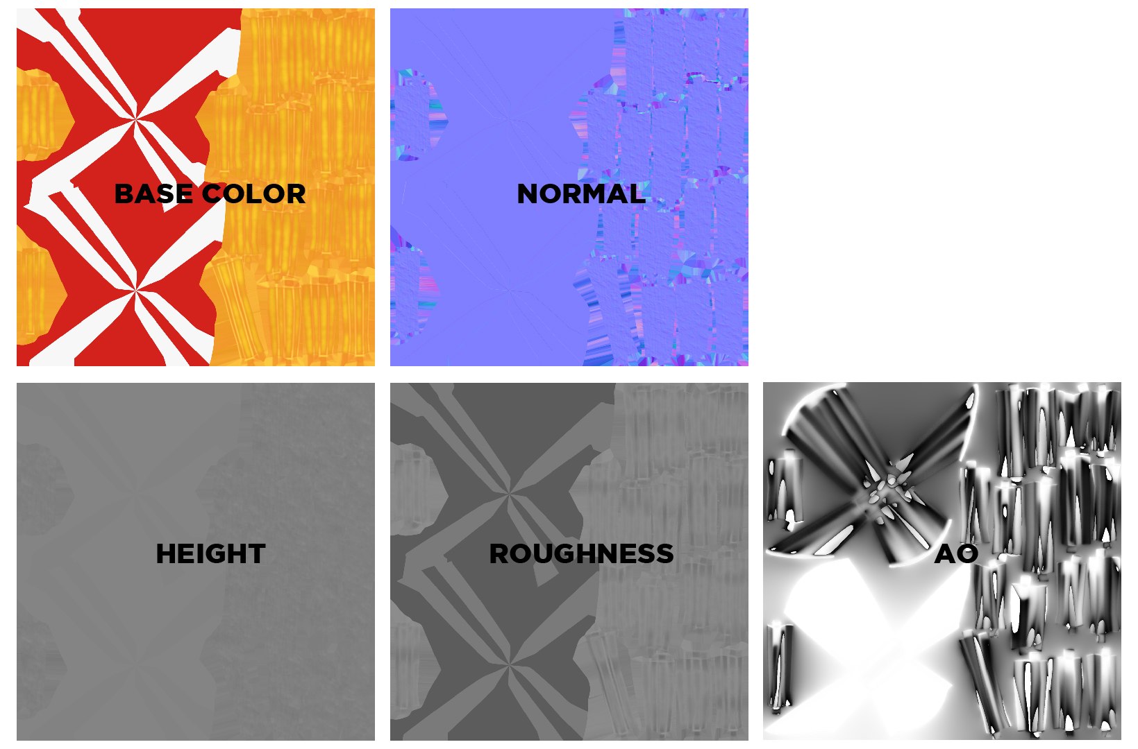 3D Cartoon Fries model - TurboSquid 2056215