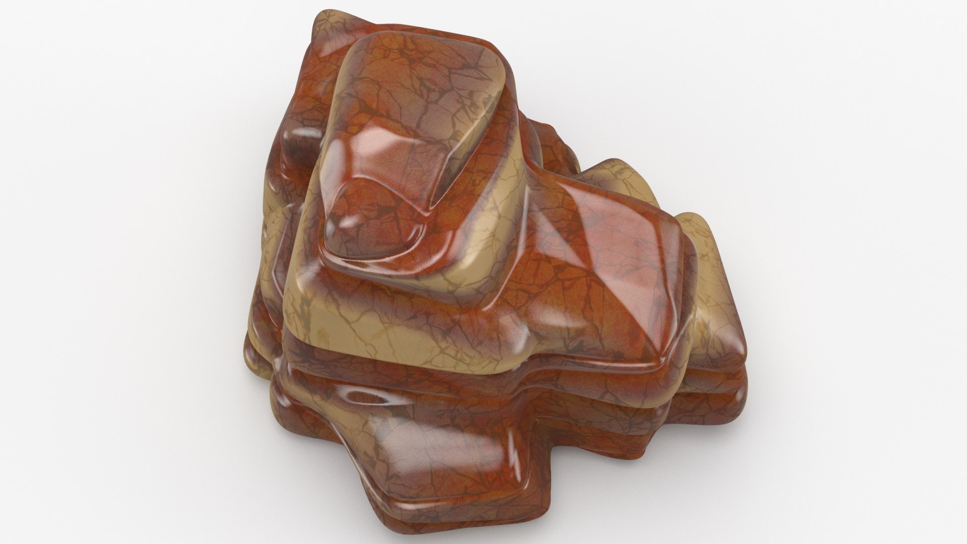 Cartoon Stone 03 Color 2 3D - TurboSquid 1770150