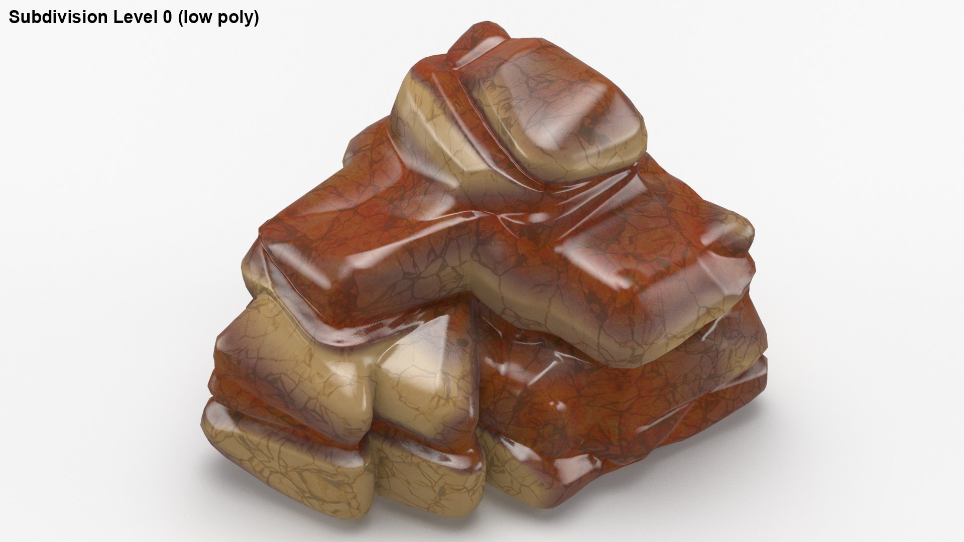 Cartoon Stone 03 Color 2 3D - TurboSquid 1770150