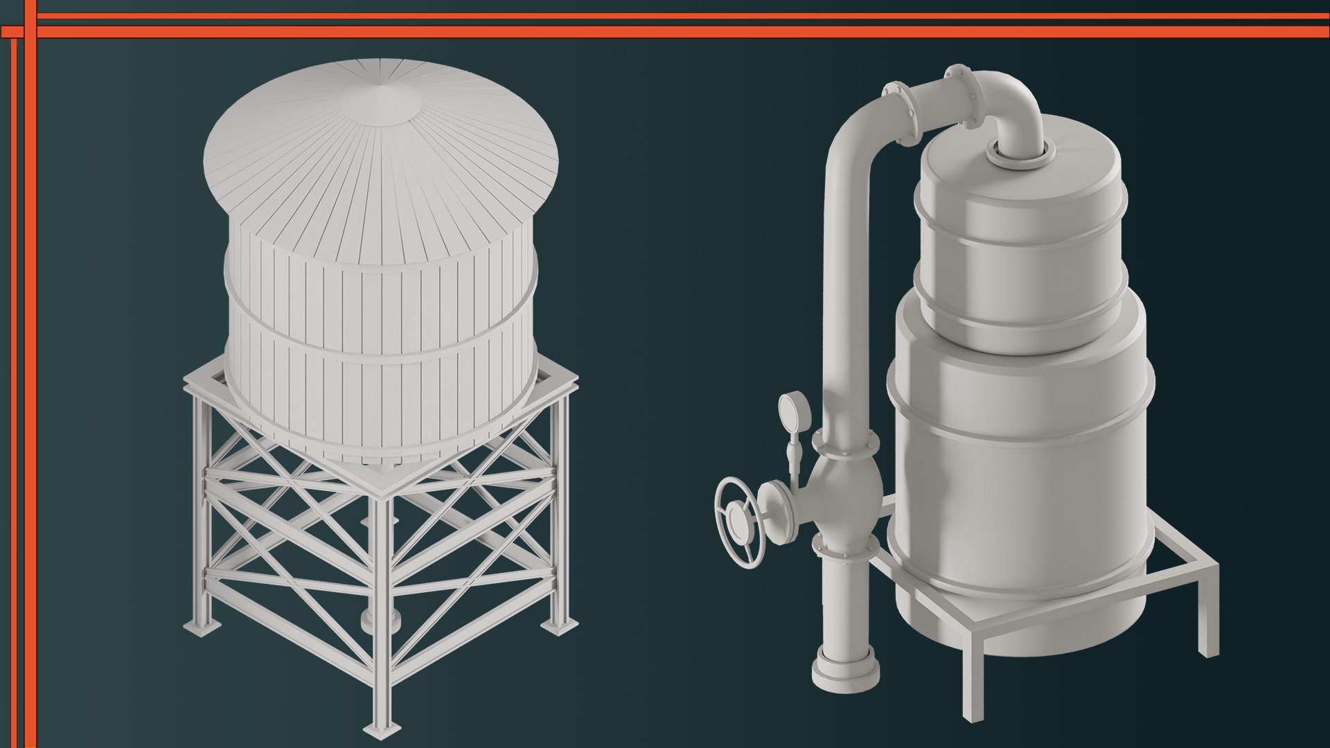 Industrial Tanks VOL-02 3D Model - TurboSquid 2162567