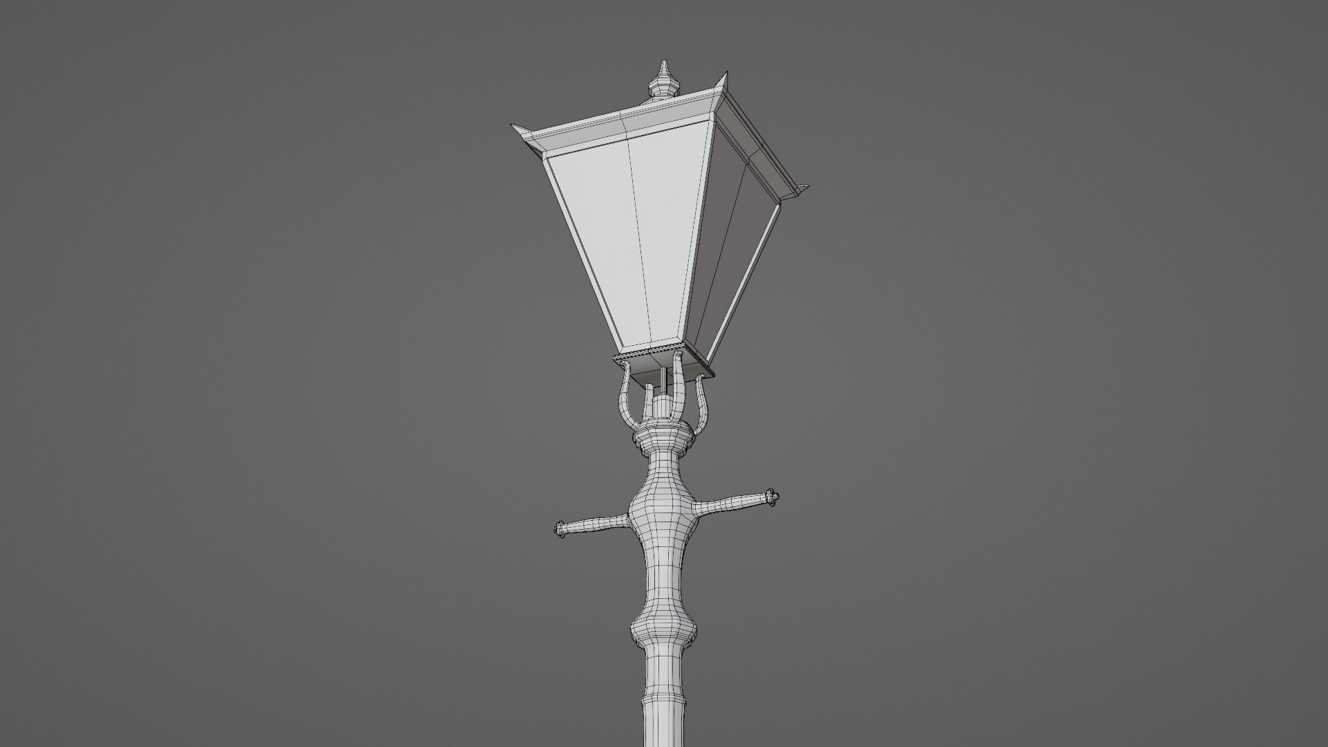 3D Vintage Street Light Model - TurboSquid 2141649