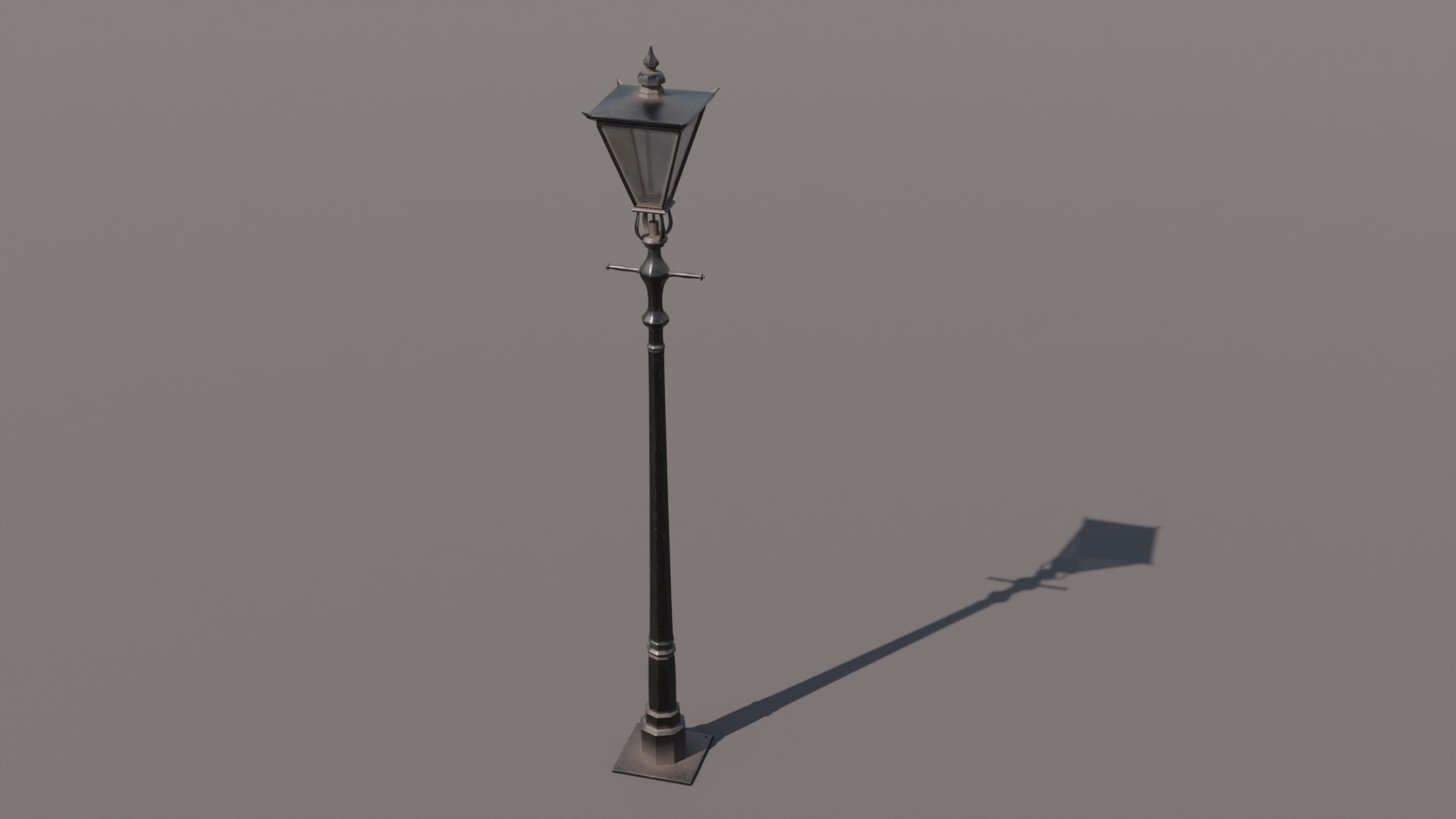 3D Vintage Street Light Model - TurboSquid 2141649