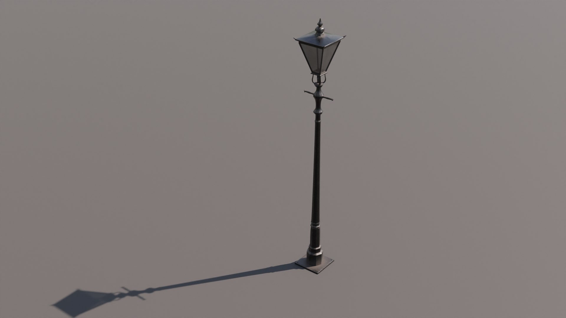 3D Vintage Street Light Model - TurboSquid 2141649