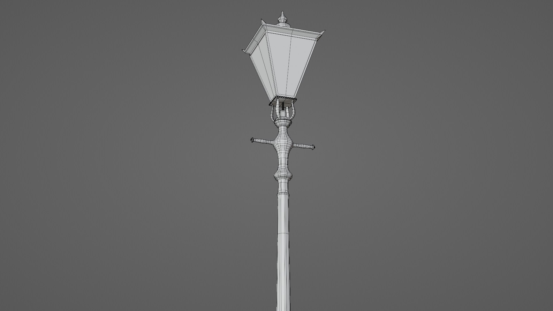 3D Vintage Street Light Model - TurboSquid 2141649