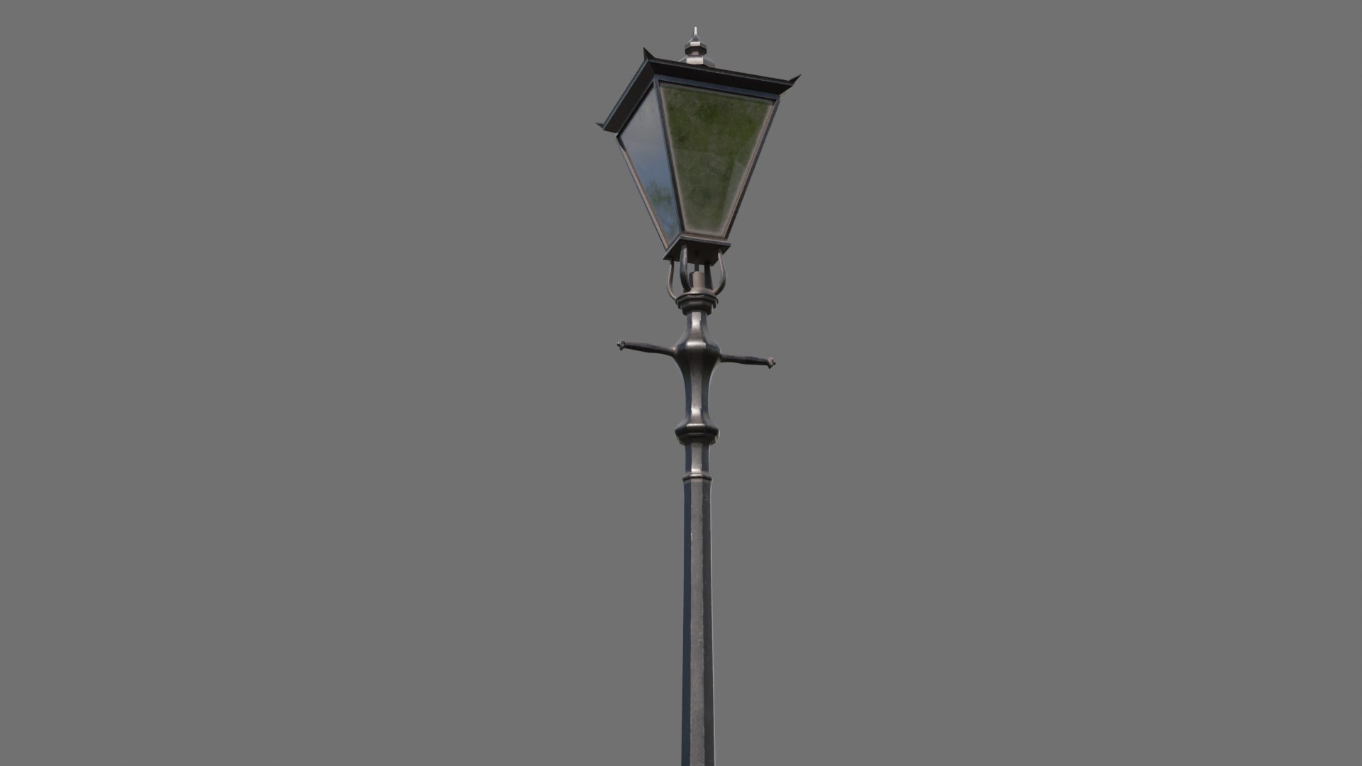 3D Vintage Street Light Model - TurboSquid 2141649