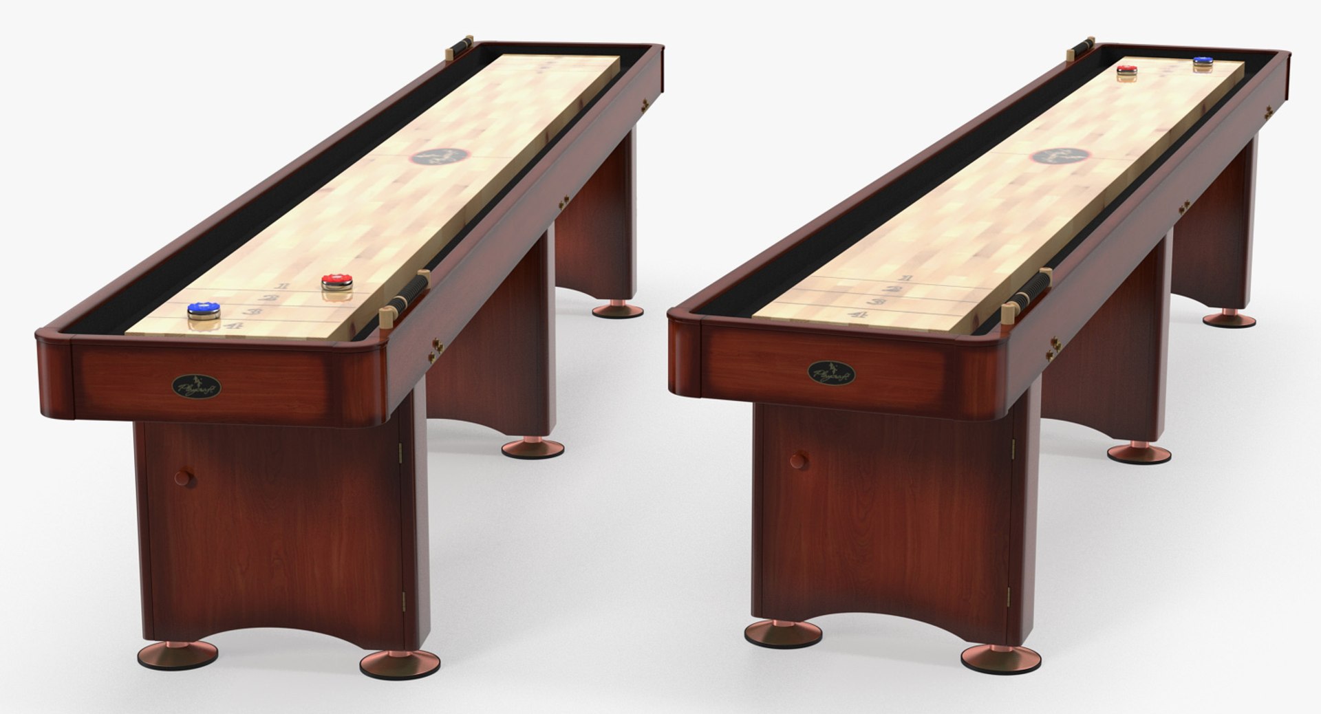 Shuffleboard Table 3D Model - TurboSquid 1296695