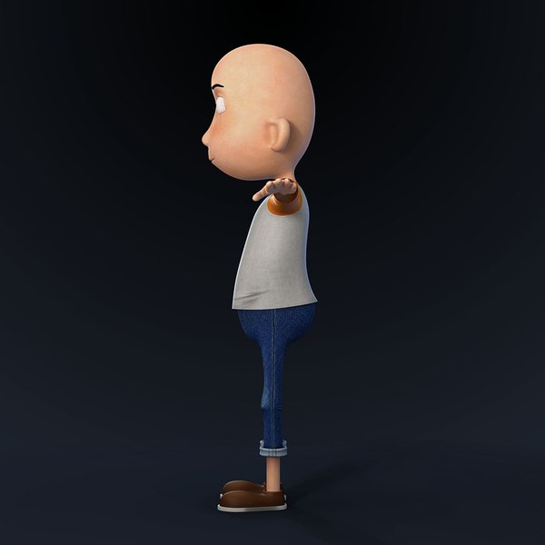 3d cartoon character toon model