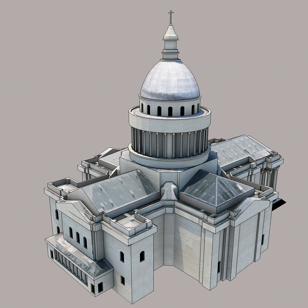 Free Pantheon 3D model - TurboSquid 1922520