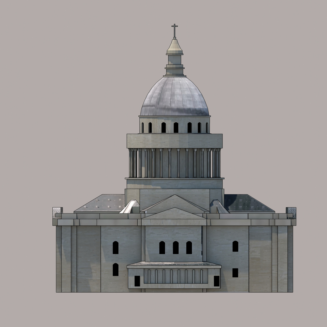 Free Pantheon 3D model - TurboSquid 1922520