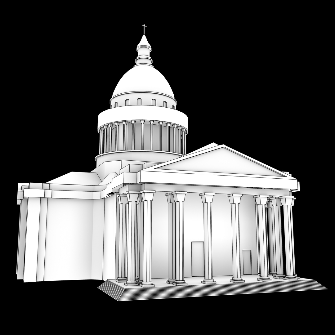 Free Pantheon 3D model - TurboSquid 1922520