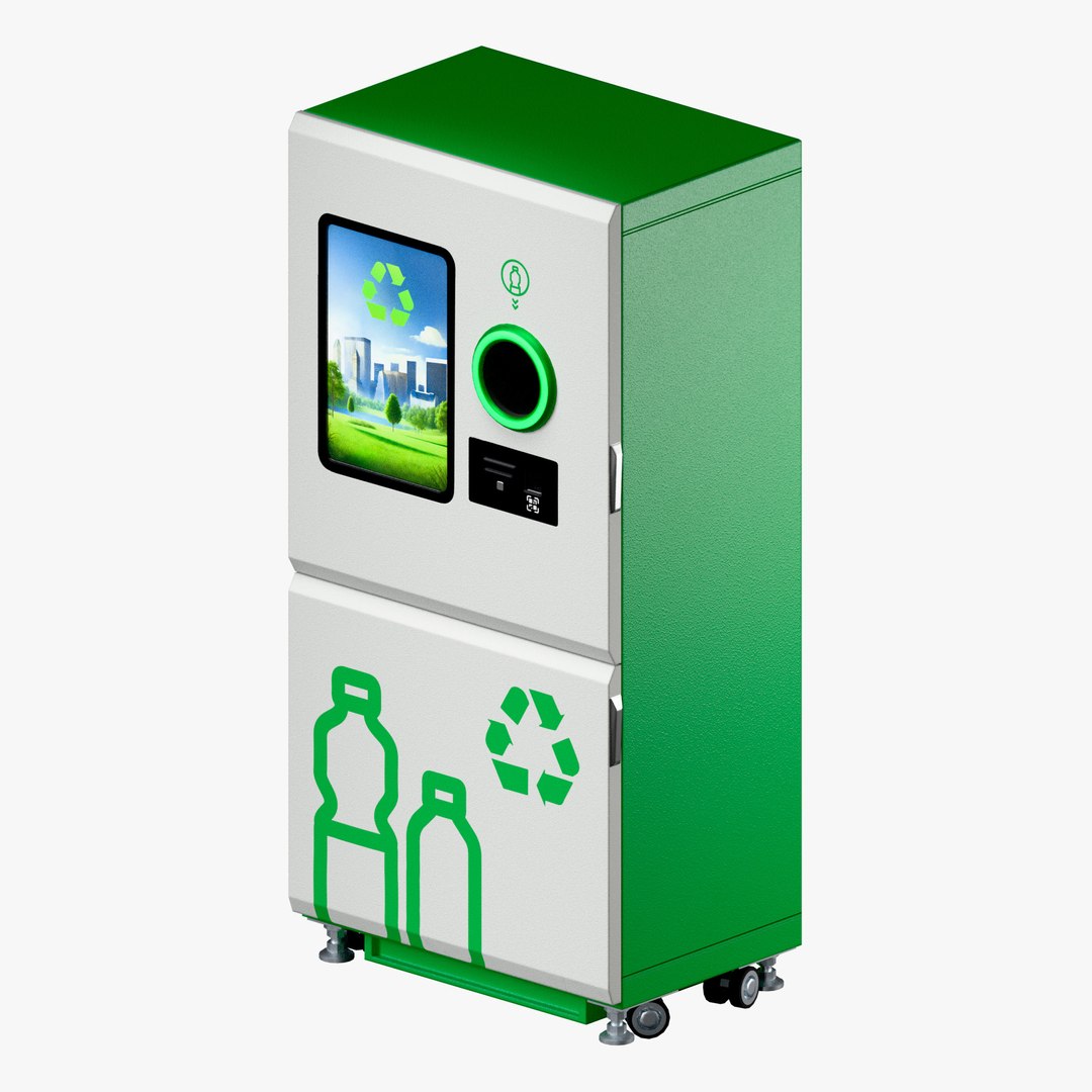 Reverse Vending Machine RVM Phandomat 3D Model - TurboSquid 2328471