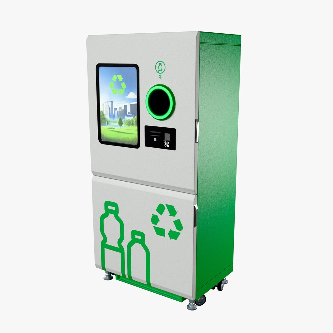 Reverse Vending Machine RVM Phandomat 3D Model - TurboSquid 2328471