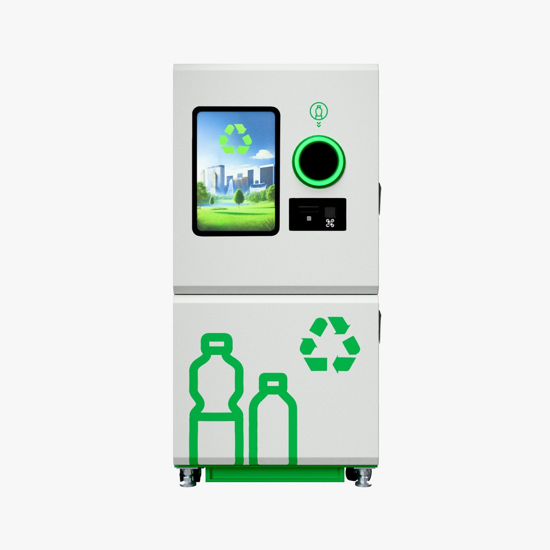 Reverse Vending Machine RVM Phandomat 3D Model - TurboSquid 2328471