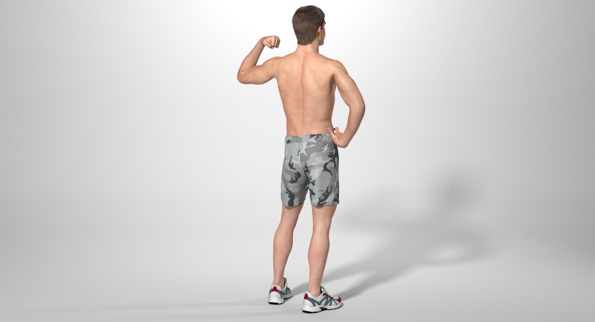 3d Model Rigged Male