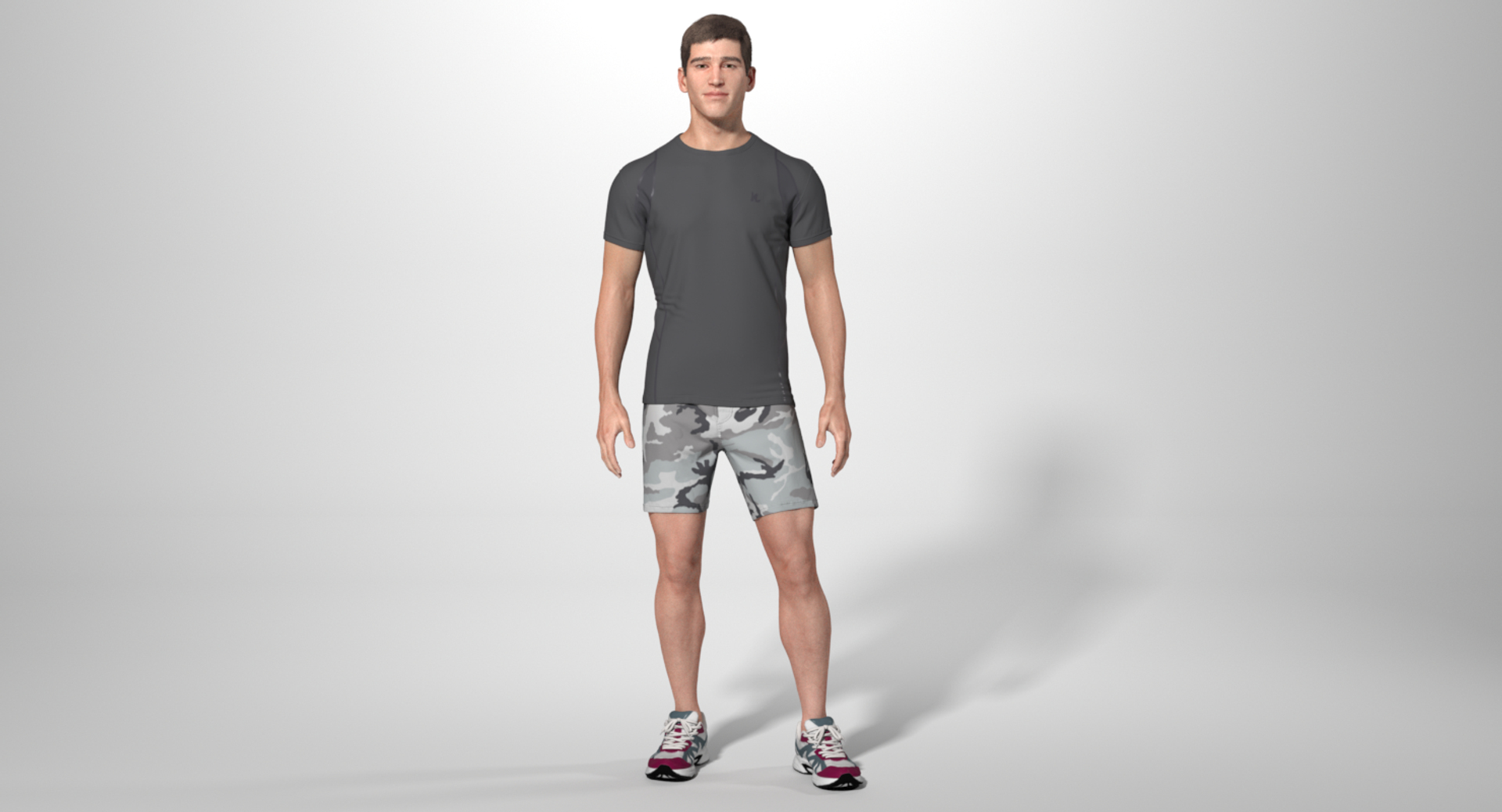 3d Model Rigged Male