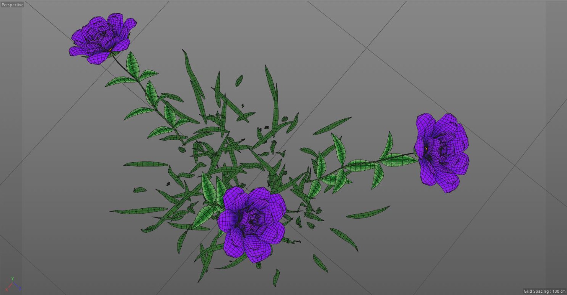 Roses Violet 3D Model - TurboSquid 1478906