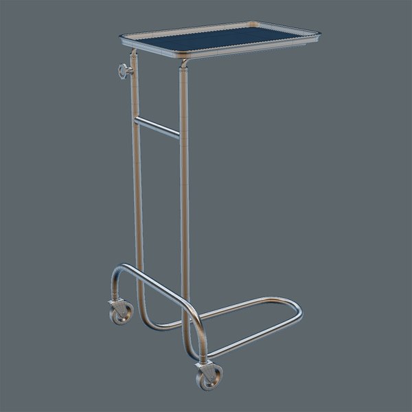 3d model medical mayo stand