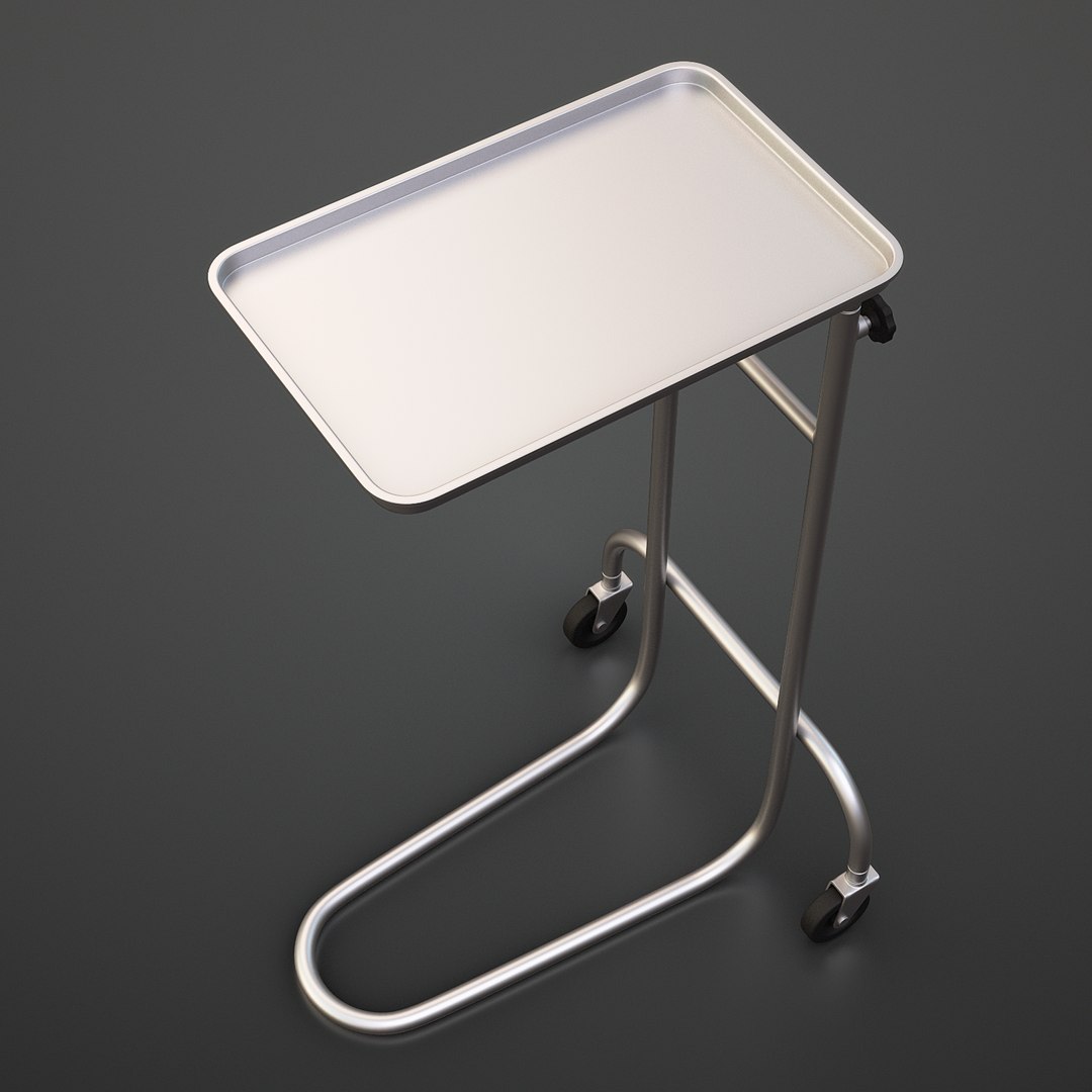 3d Model Medical Mayo Stand