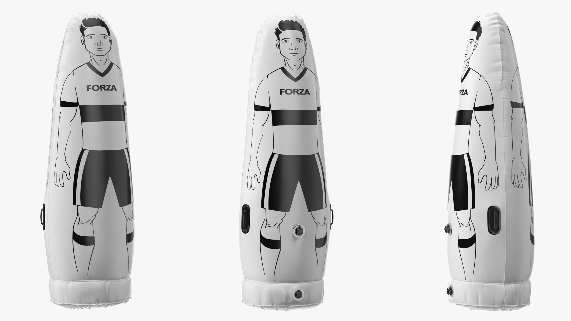 3D Forza Pro Soccer Air Mannequin Senior White - TurboSquid 2022380