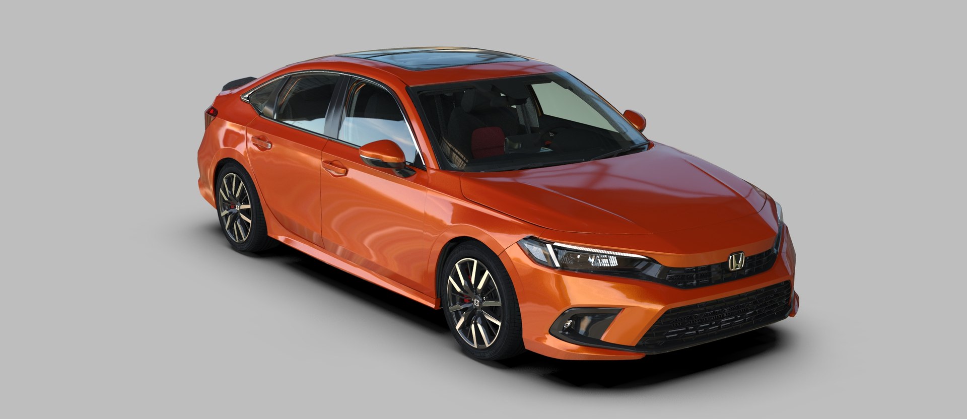 Honda Civic Sedan 2022 model - TurboSquid 2110203