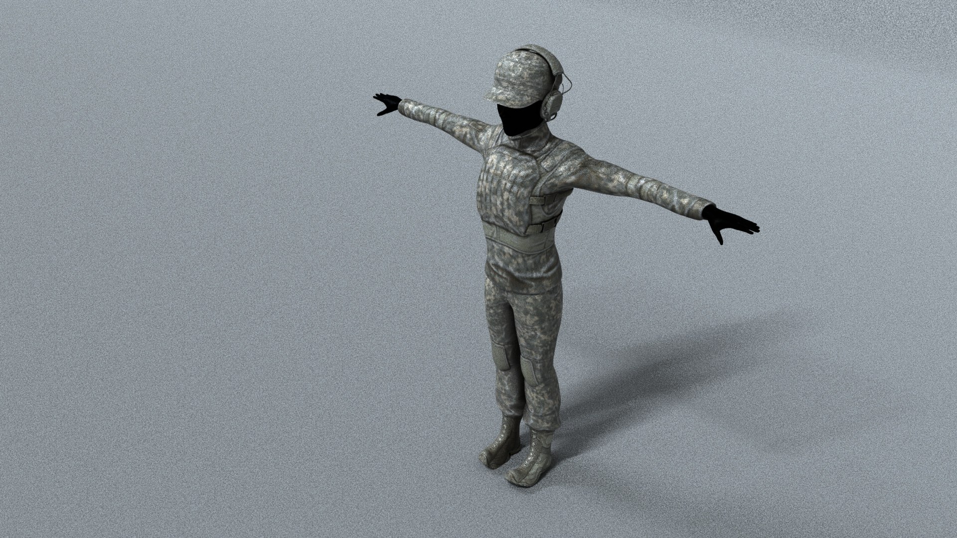 3D Laos Teen Soldier Model - TurboSquid 2228110