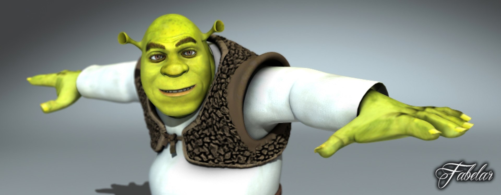 3ds Max Shrek Rigged