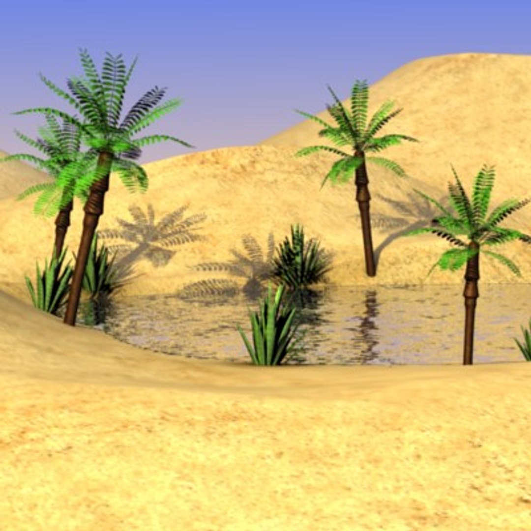 desert sand 3d model