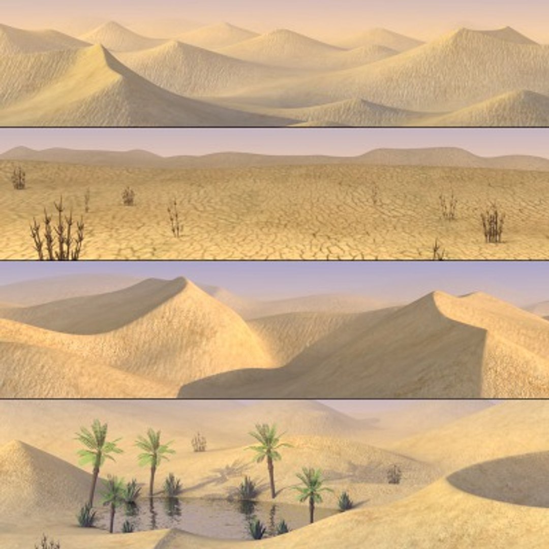 desert sand 3d model