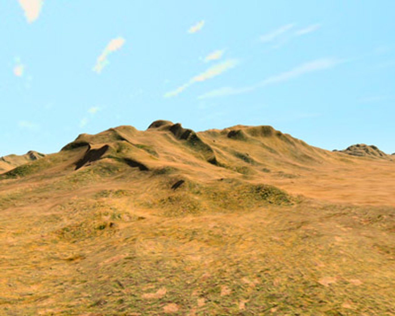 Landscapes Terrain Desert 3d Model