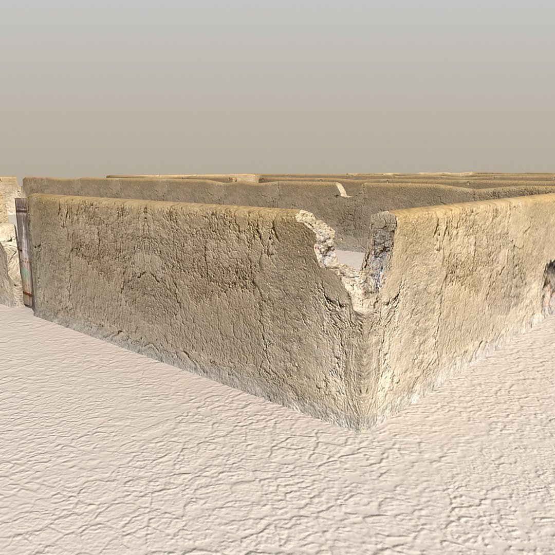 3d 3ds Arab Mud Walls Collections
